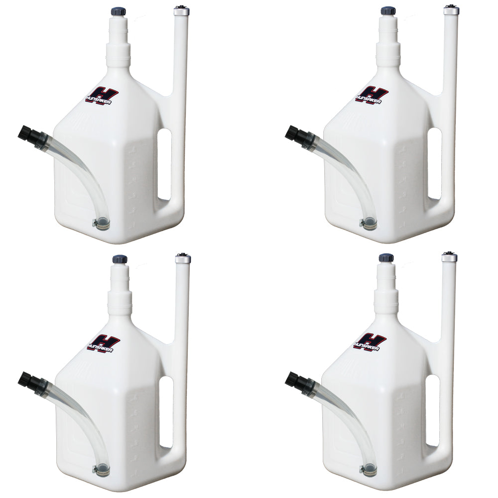 (4-Pack) 8 GALLON / 30.3 LITER QUIKFILL JUGS W/ HOSE KITS – HUNSAKER USA